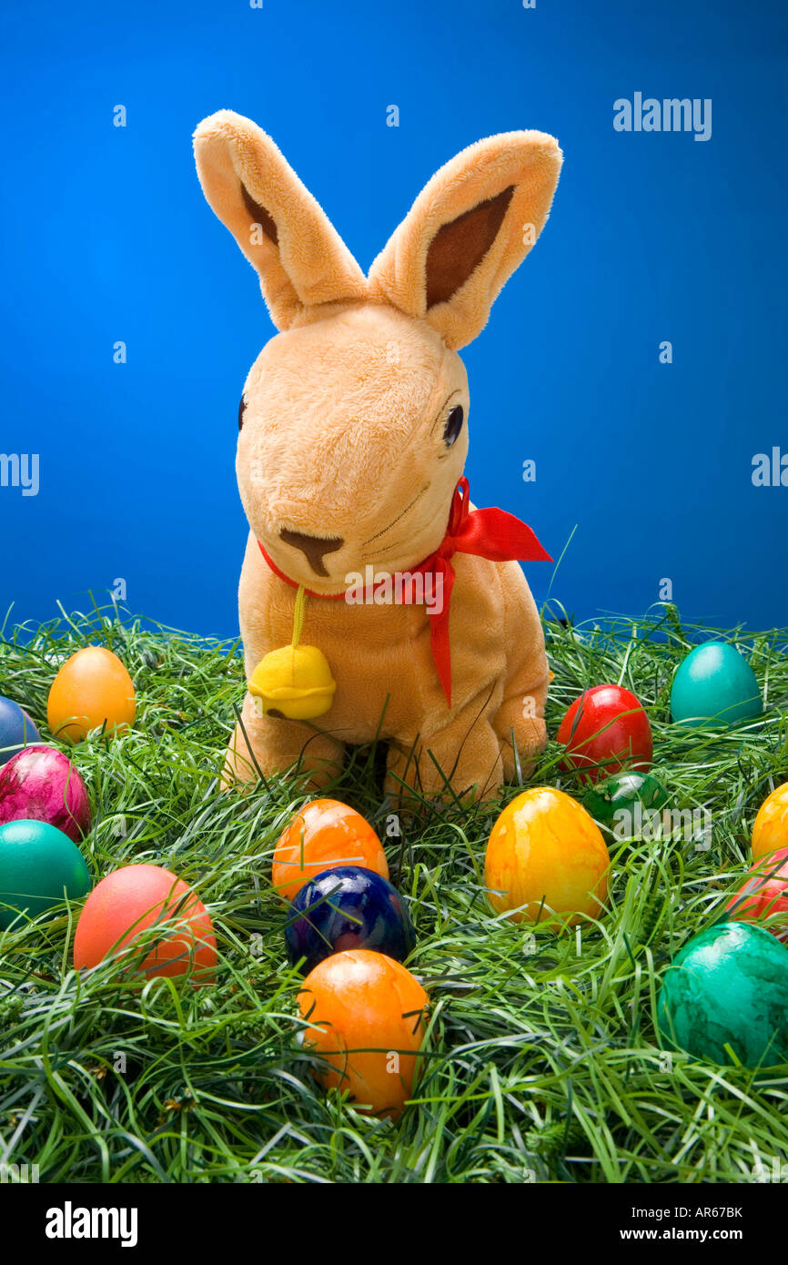 Hare and the easter eggs hi-res stock photography and images - Alamy