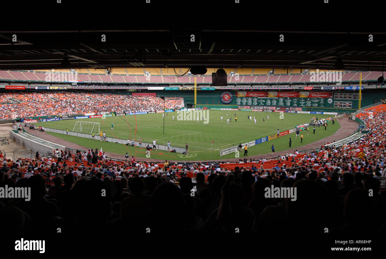 Spectator view Robert F. Kennedy Memorial Stadium Washington DC Stock ...