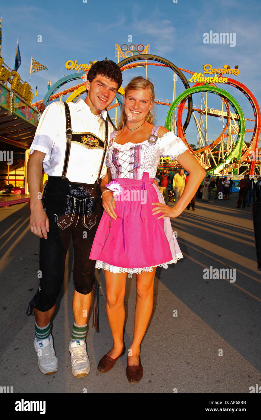 Authentic bavarian festival outfits hi-res stock photography and images ...