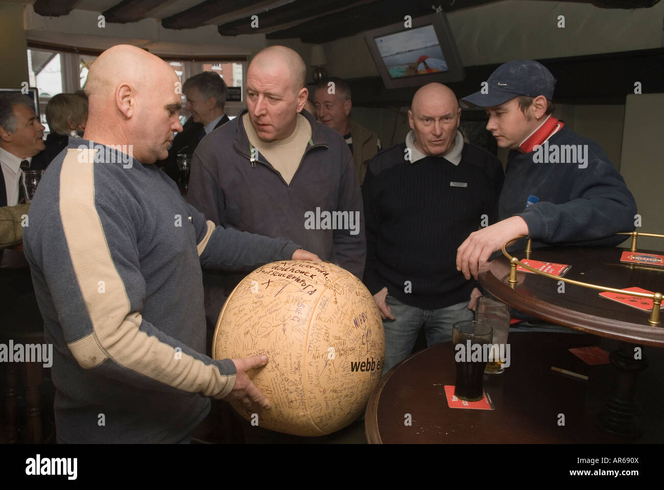 Shrove Tuesday Football traditional village community game. Atherstone ...