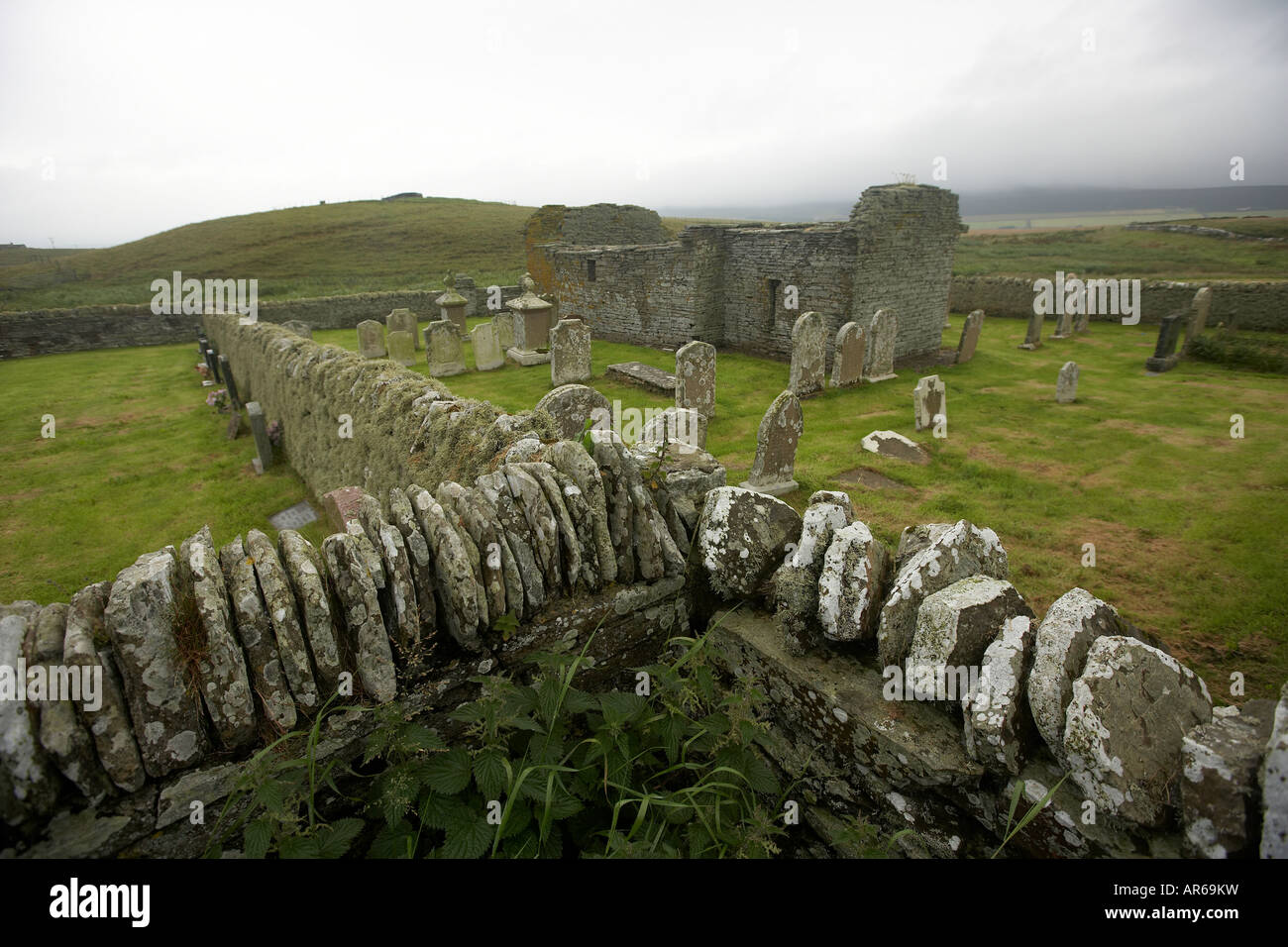 The remains of St Mary s Church a 12th century Romanesque chapel Wyre ...
