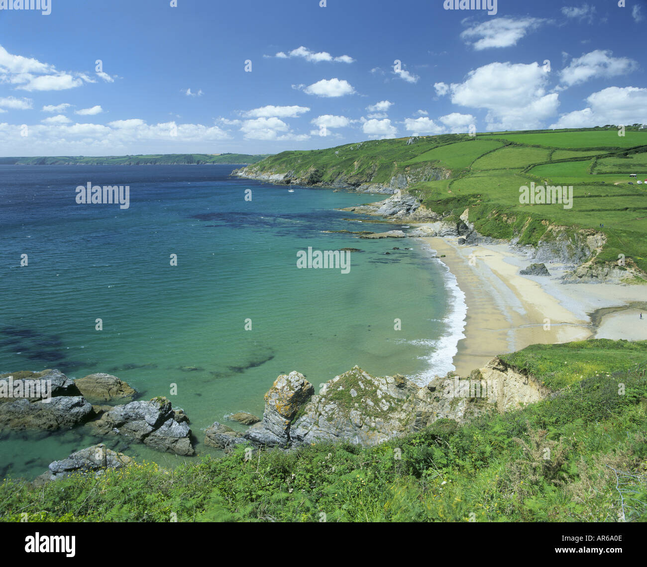 The Dodman Hemmick Beach Cornwall Stock Photo - Alamy
