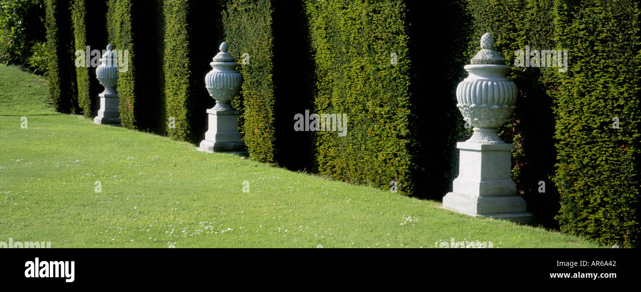 Clipped yew yews hedge topiary hi-res stock photography and images - Alamy