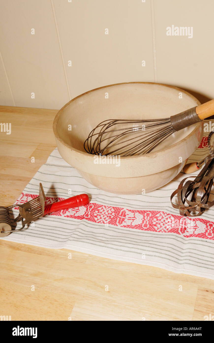 Kitchen scene getting ready to make pasta Stock Photo - Alamy