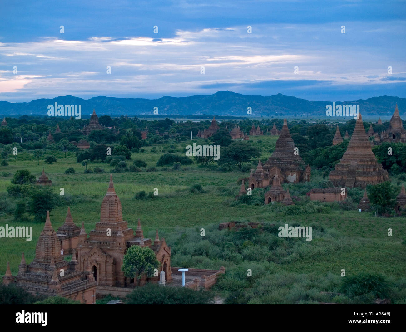 the ancient temples of Bagan in Myanmar Stock Photo - Alamy