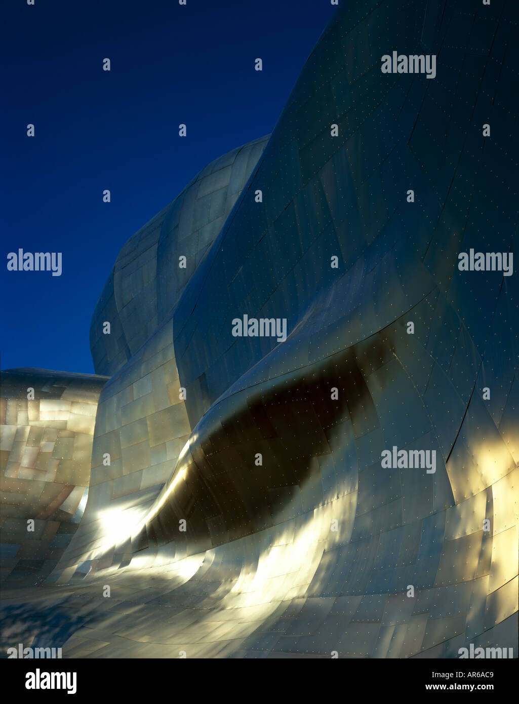Experience Music Project in Seattle, Washington, USA, 2000. Exterior ...