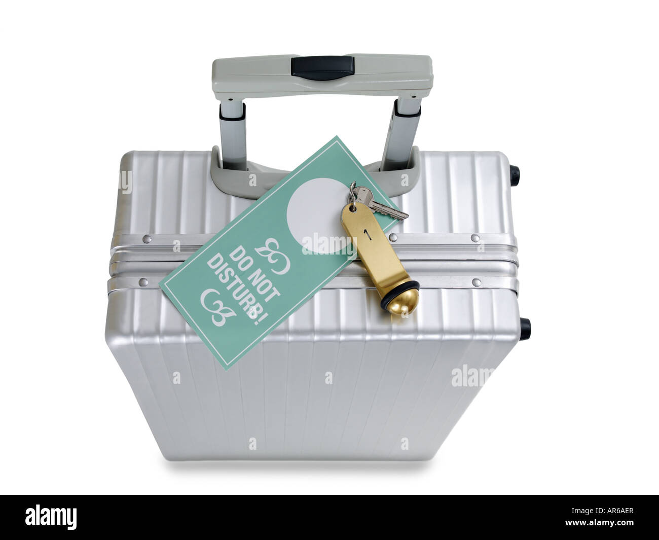 Suitcase sign and hotel key Stock Photo - Alamy