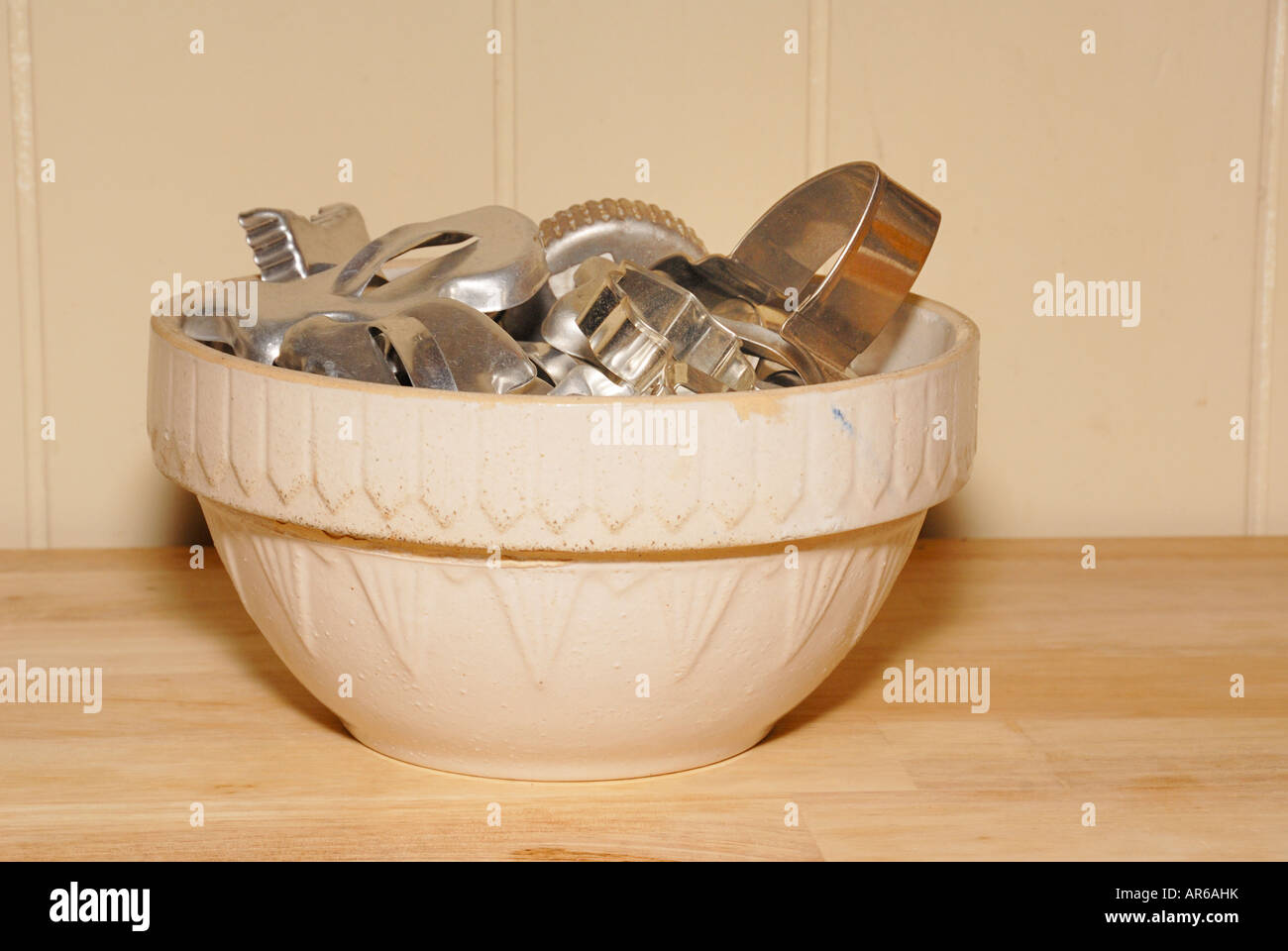 Assorted Cookie Cutter in a bowl Stock Photo - Alamy