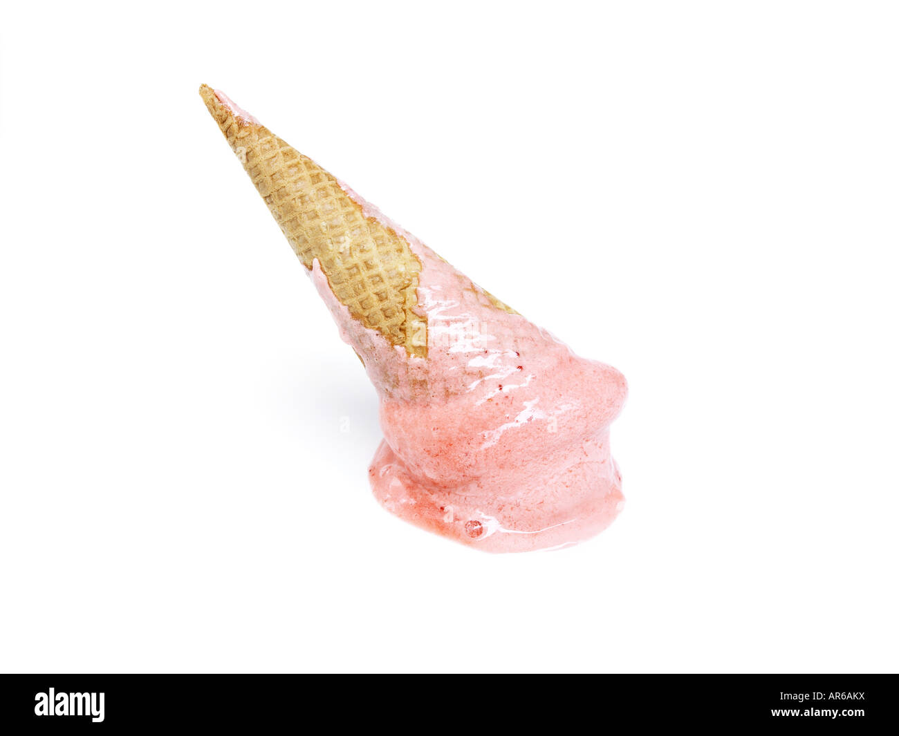 A dropped ice cream cone Stock Photo - Alamy