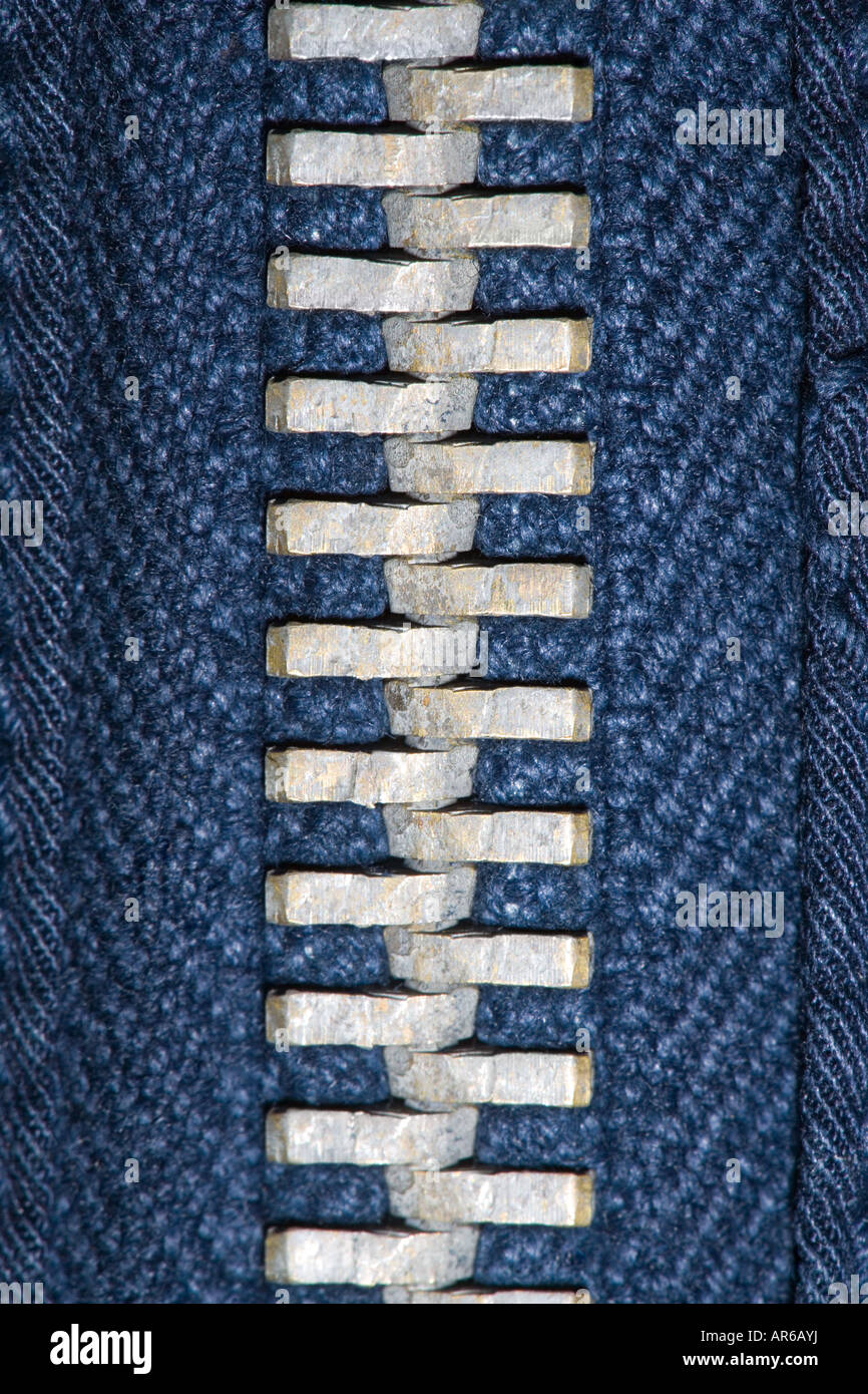 Close up of zipper Stock Photo - Alamy