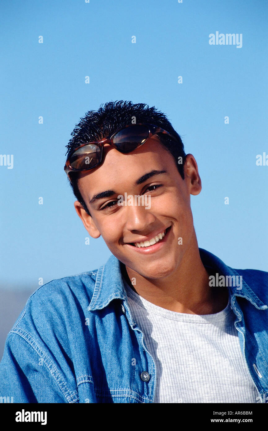 Portrait of a hispanic man Stock Photo - Alamy