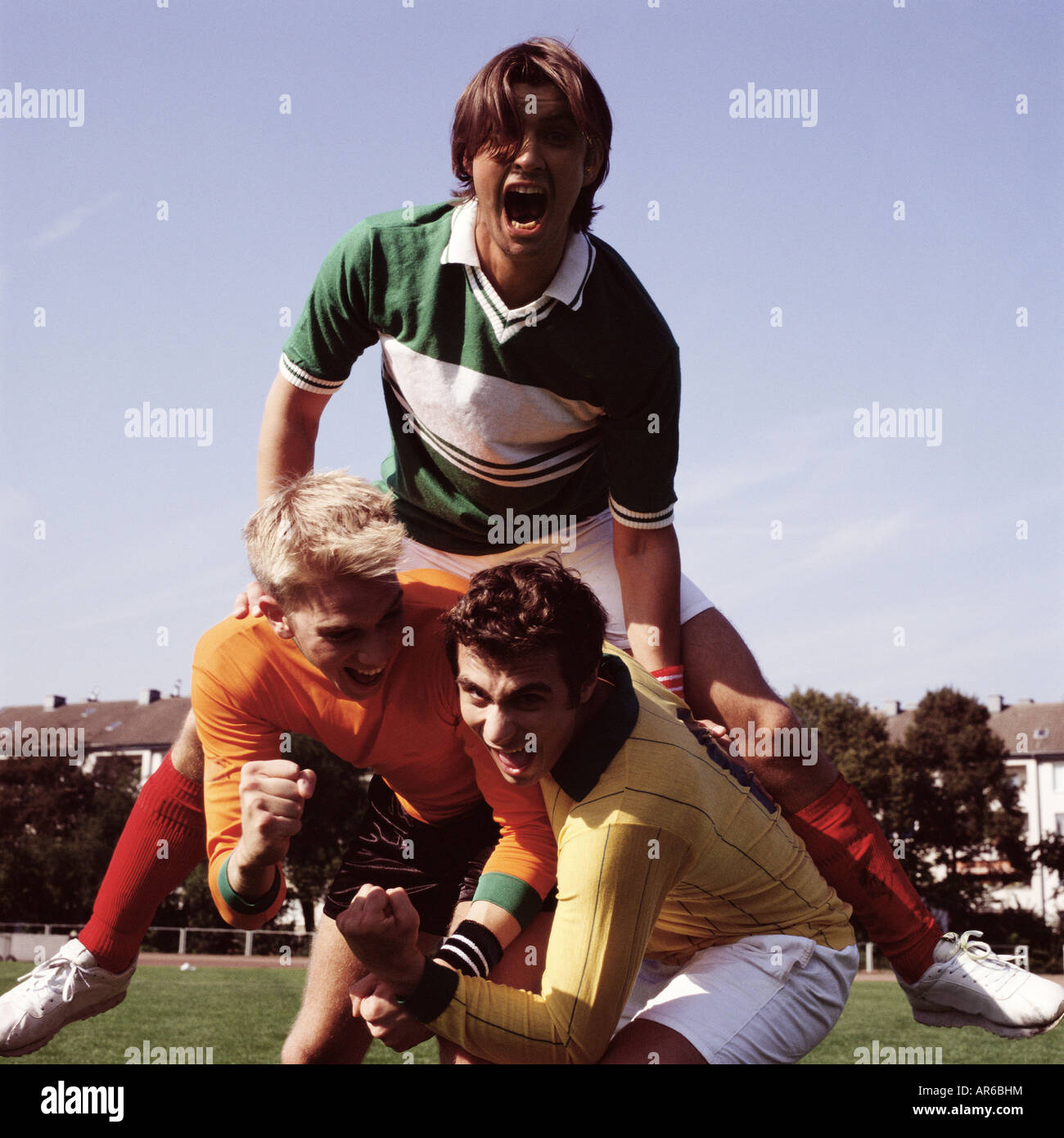 Ball football celebration hi-res stock photography and images - Alamy