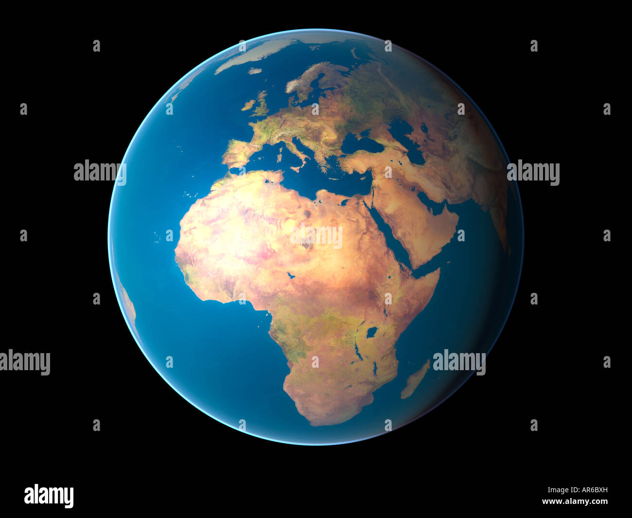 Planet earth isolated on Cut Out Stock Images & Pictures - Alamy