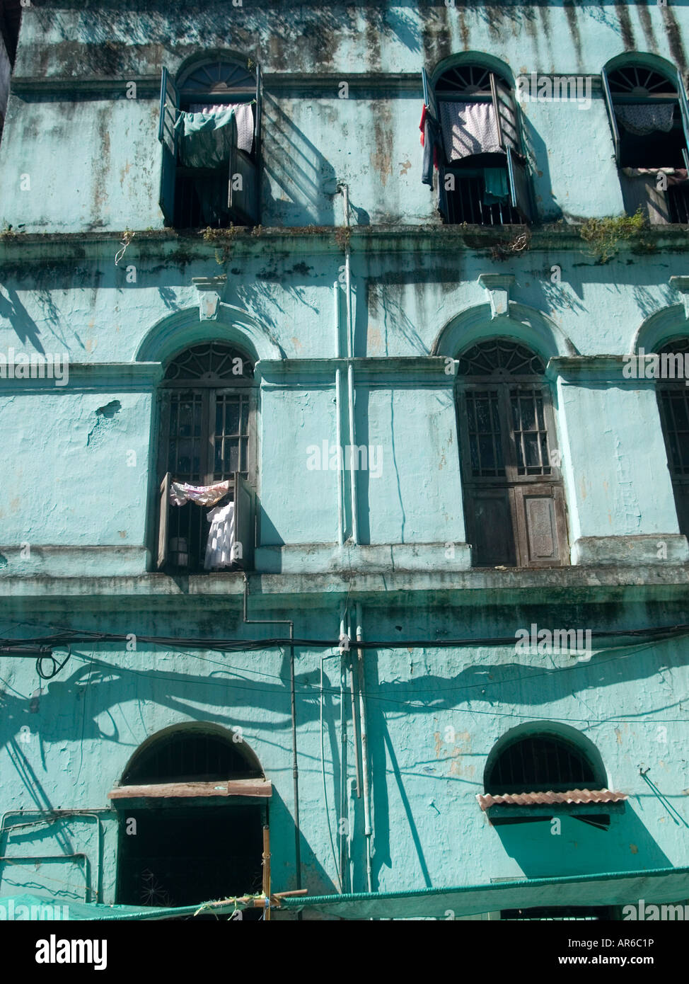 the decaying colonial leftover buildings that serve as apartments in ...