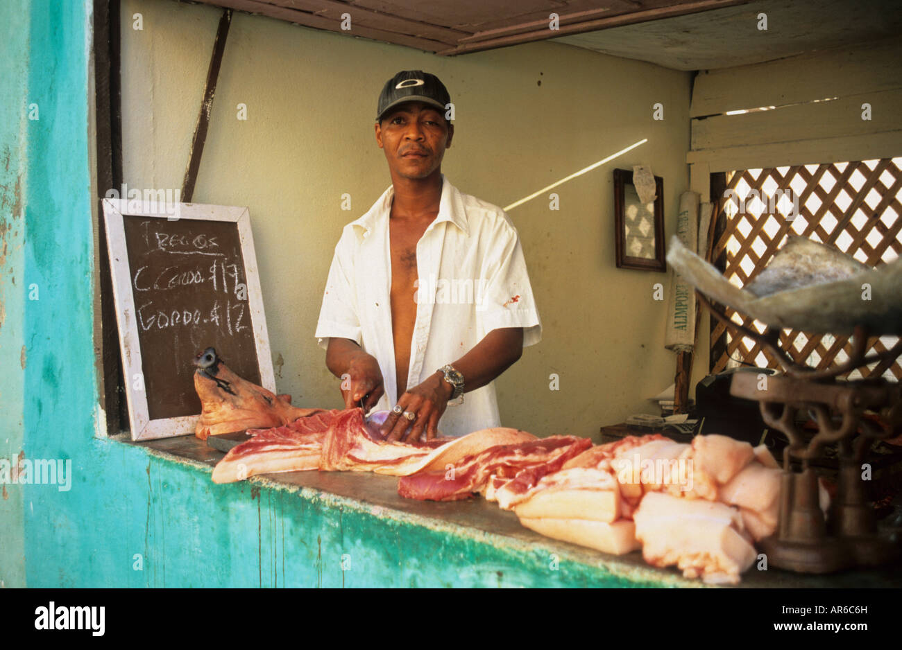 Cuban butcher hi-res stock photography and images - Alamy