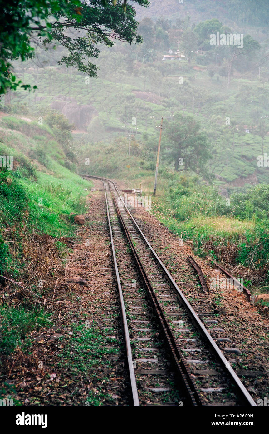 Railway Tracks in India Stock Photo - Alamy