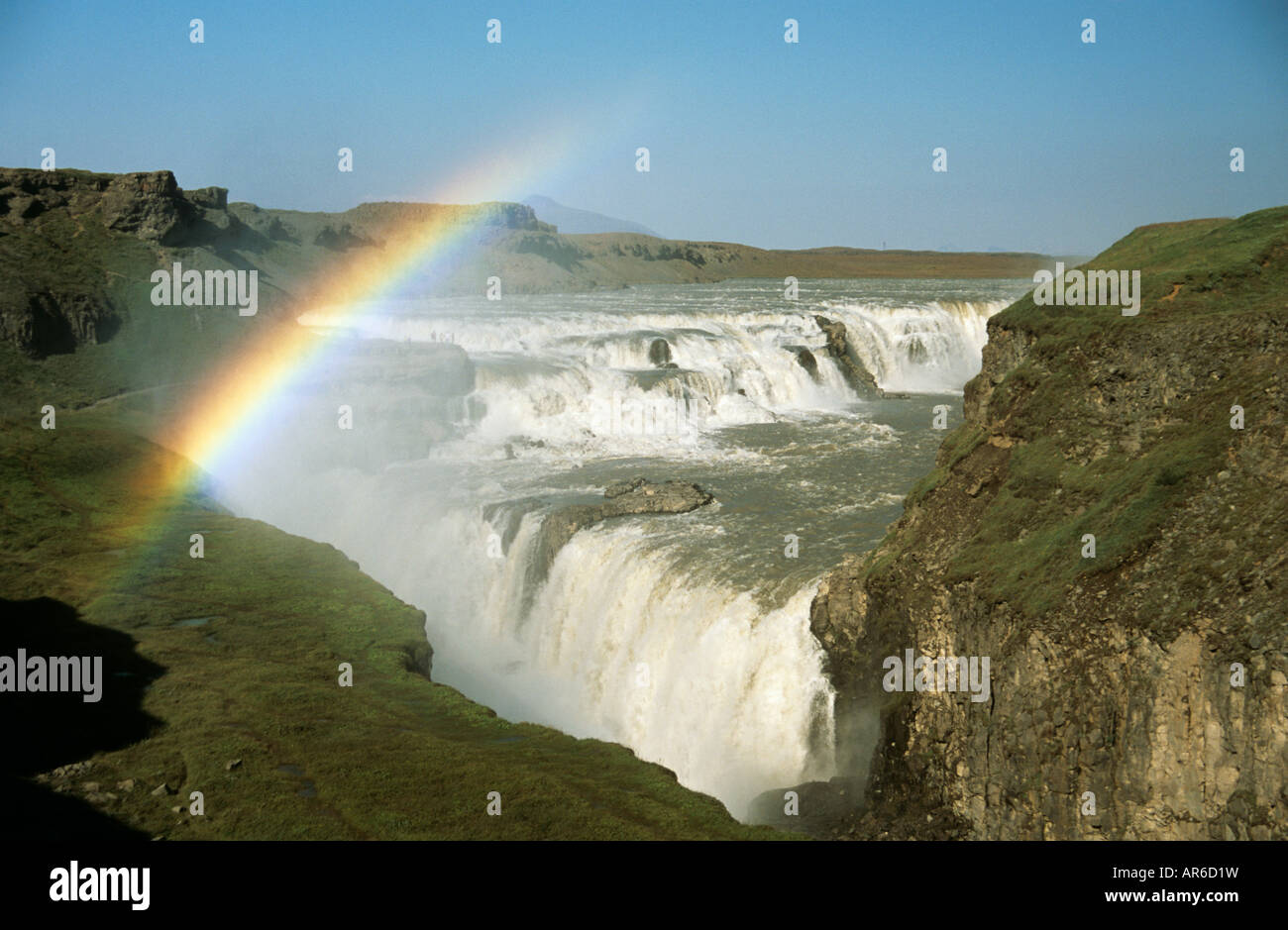 Gullfoss waterfall formation hi-res stock photography and images - Alamy