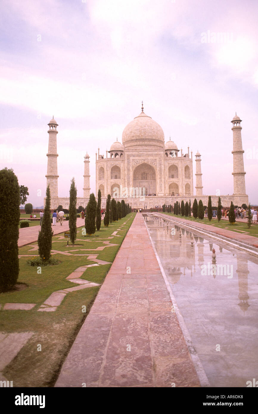 Beautiful Taj Mahal monument world famous tomb in Agra India considered ...