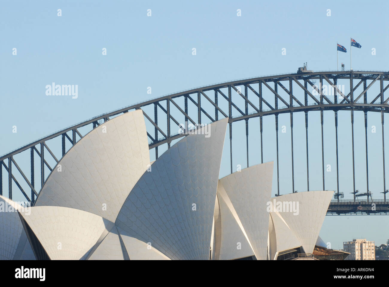 Sydney harbor bridge beam light hi-res stock photography and images - Alamy