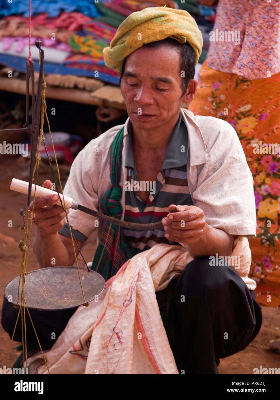 Market scale scales selling weighing hi-res stock photography and ...