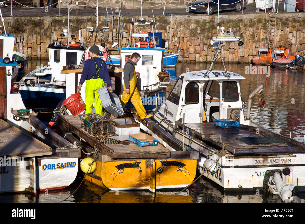 Fishermen Quay Quayside Boat Stock Photos & Fishermen Quay Quayside ...