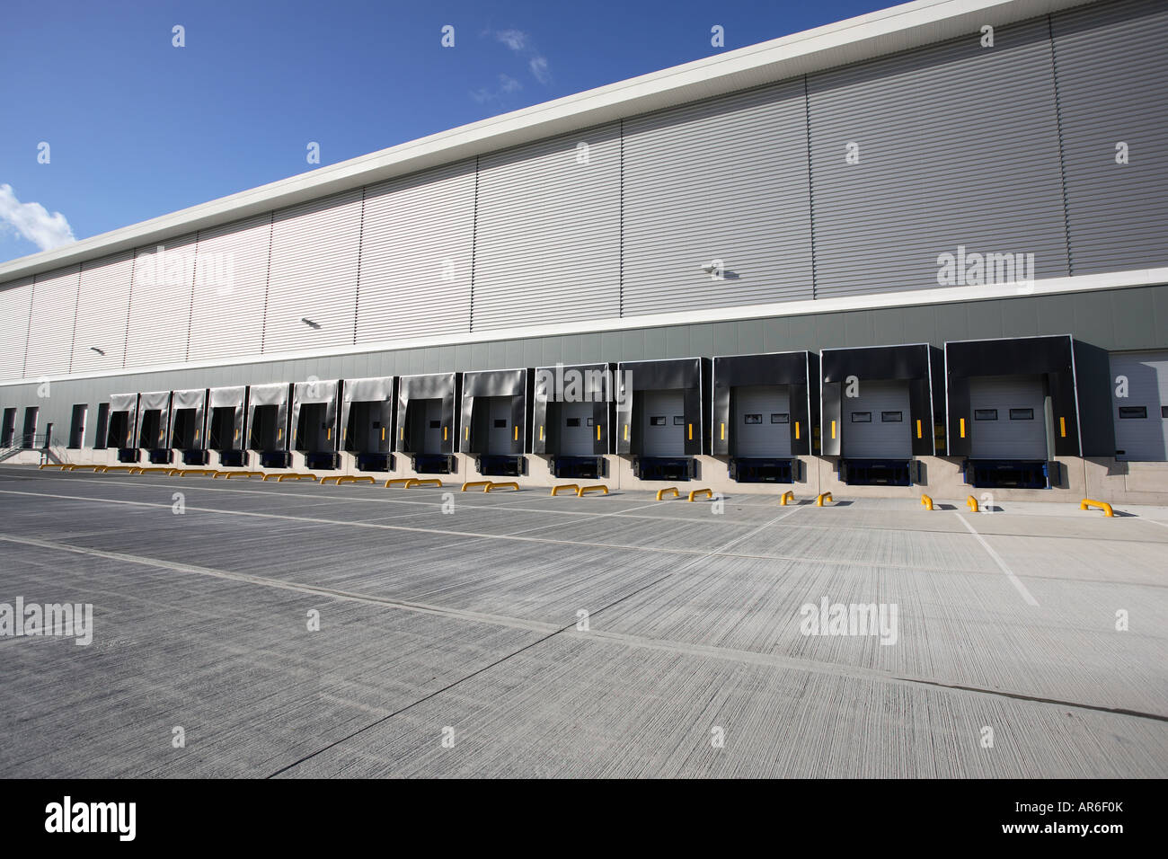 A brand new large distribution warehouse in the South East of England ...