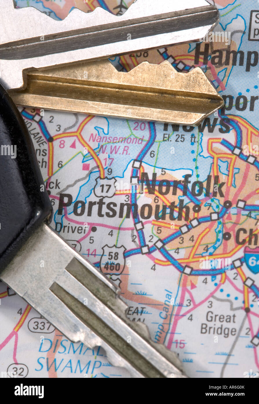 Map of norfolk hi-res stock photography and images - Alamy