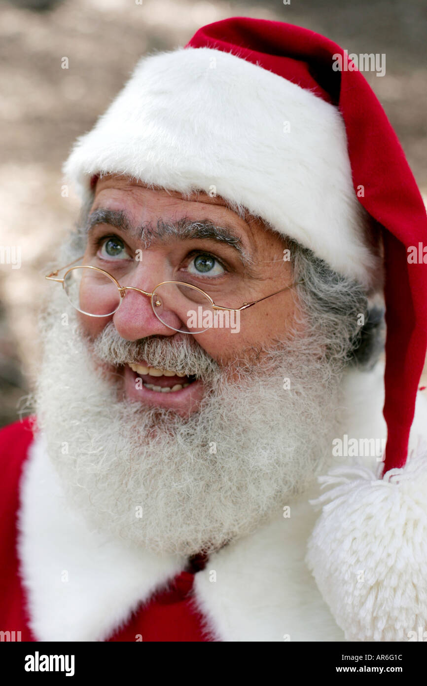PORTRAIT OF FATHER CHRISTMAS Stock Photo - Alamy
