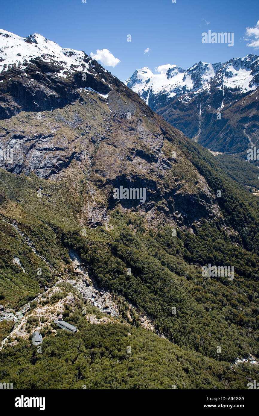 Routeburn Falls Hut Routeburn Track Fiordland National Park South ...