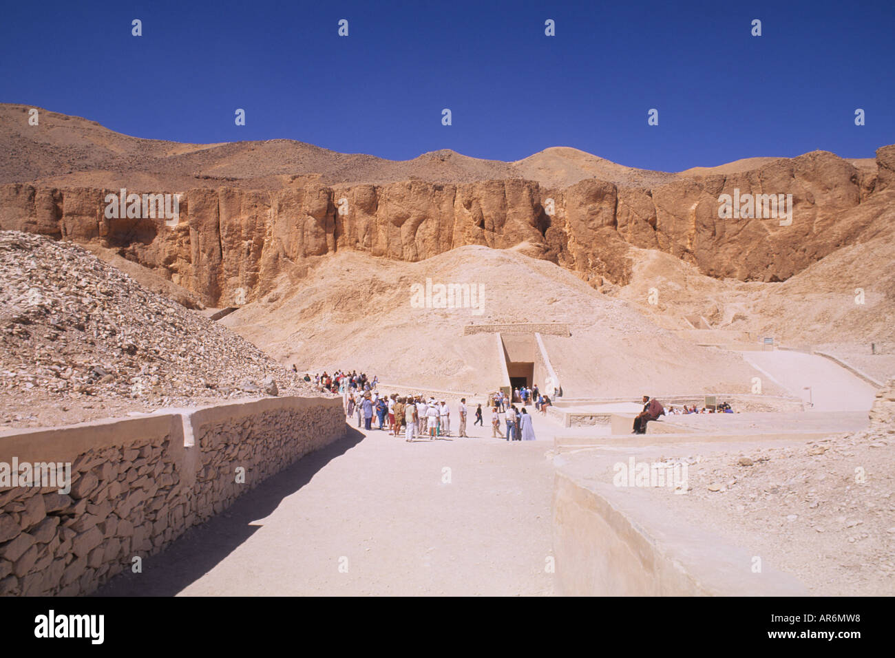 Valley of the Kings King Ramesses Tombs Egypt Stock Photo - Alamy