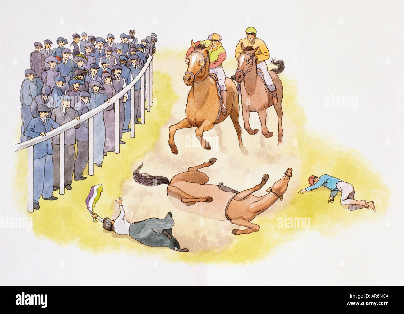 Famous suffragette Emily Davison dying after jumping in front of King's ...