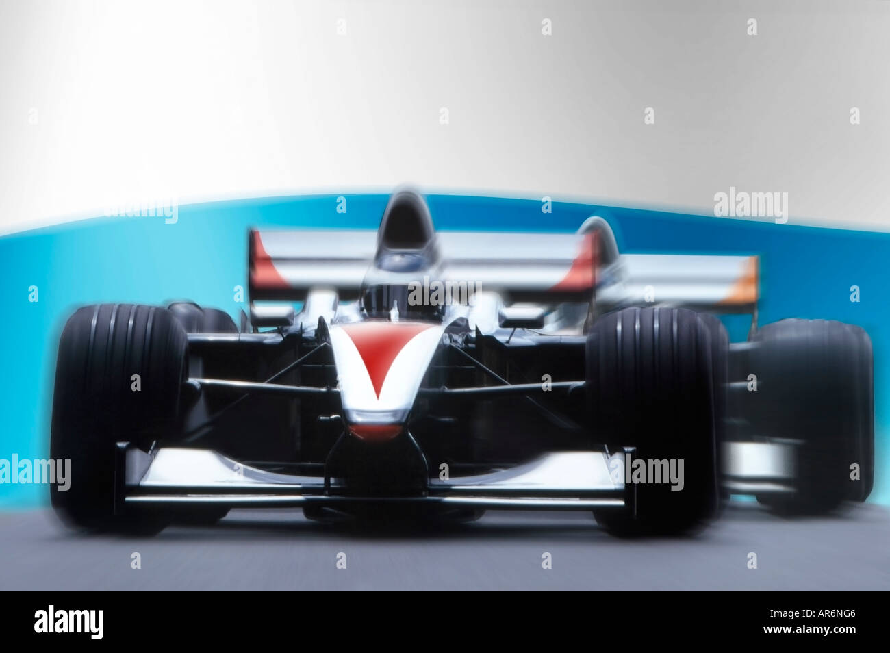 formula racing car in front of national flag Stock Photo - Alamy