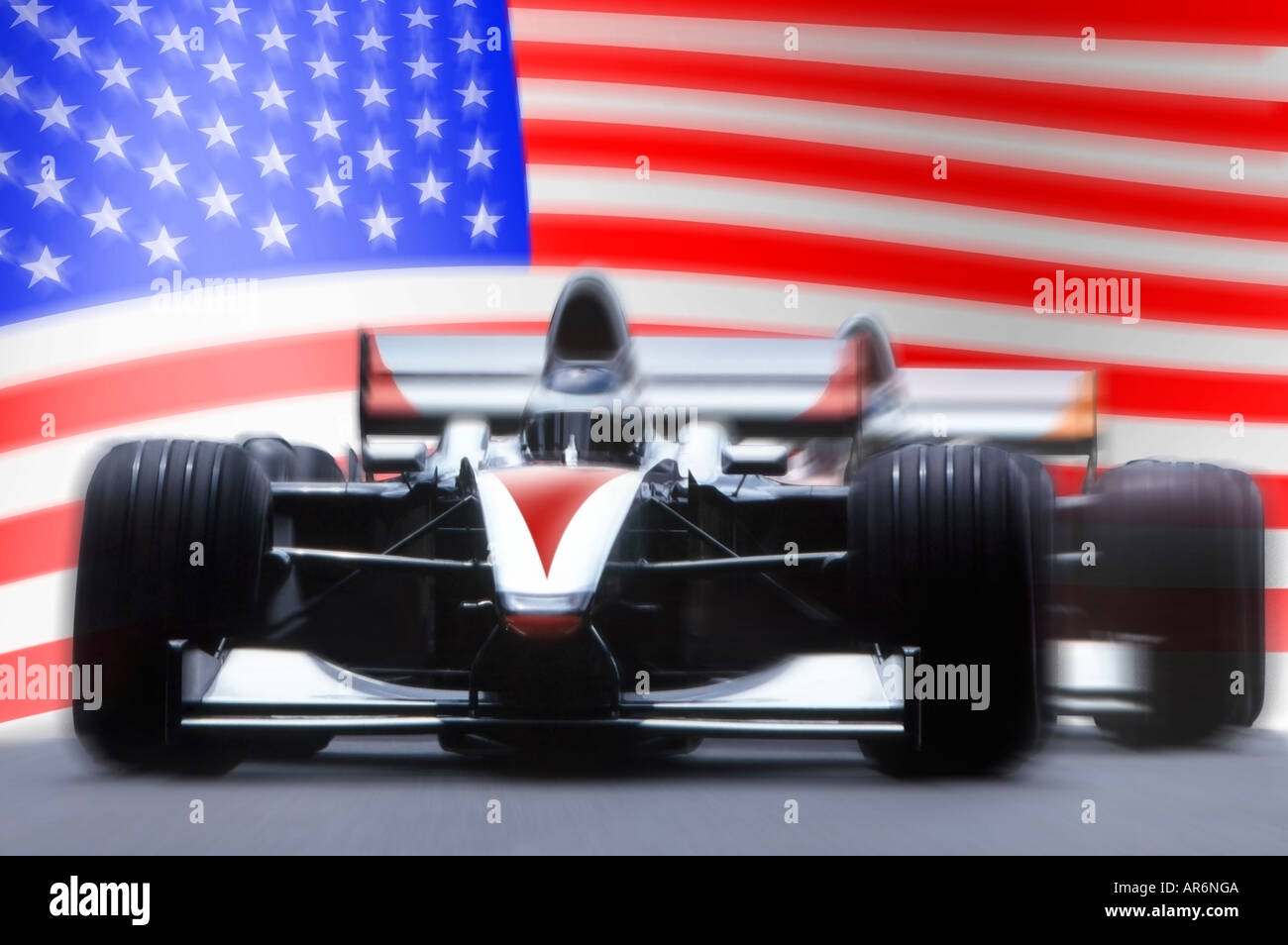Usa formula one f1 flag hi-res stock photography and images - Alamy