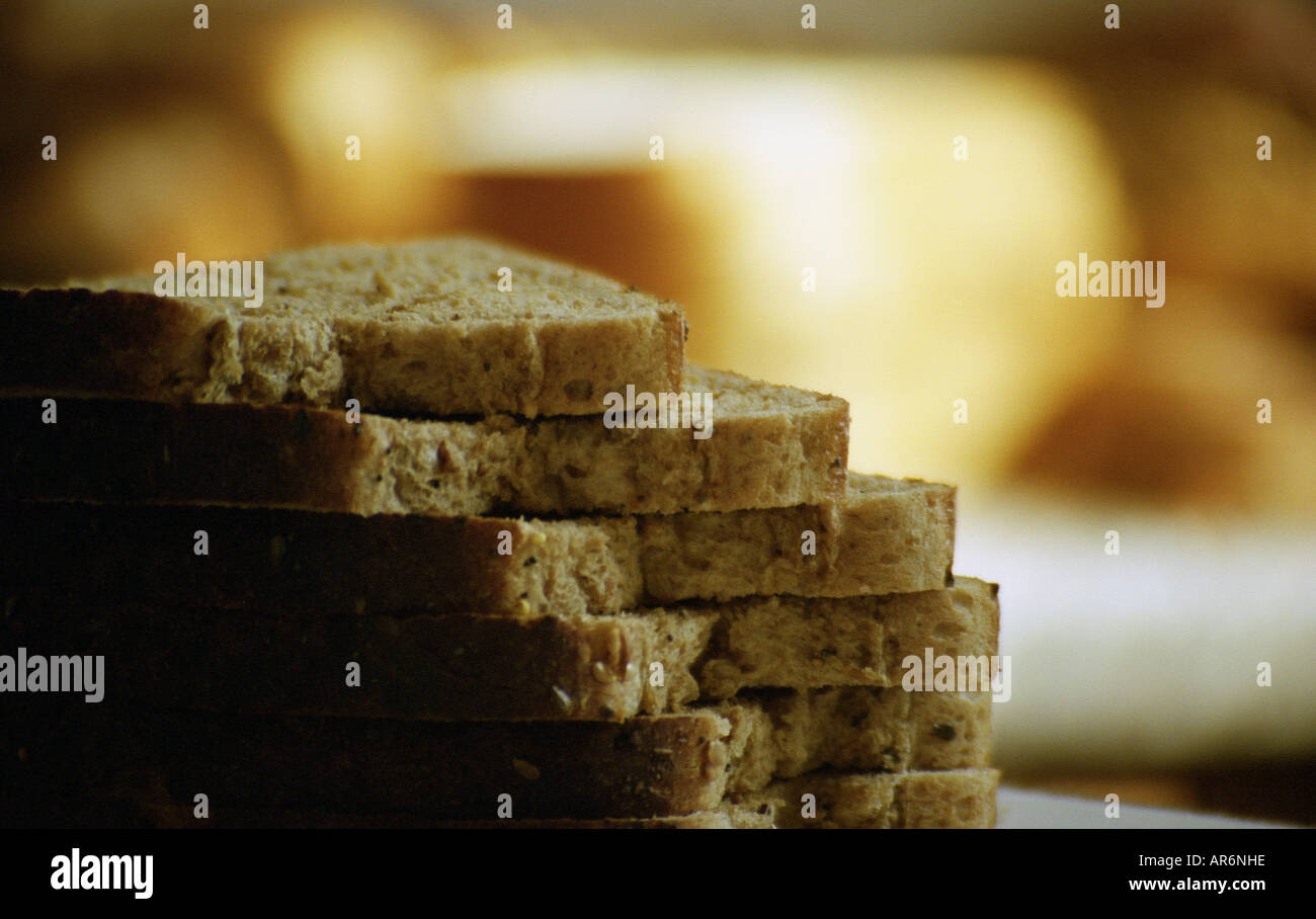Bread Slice Stack Stock Photo - Alamy