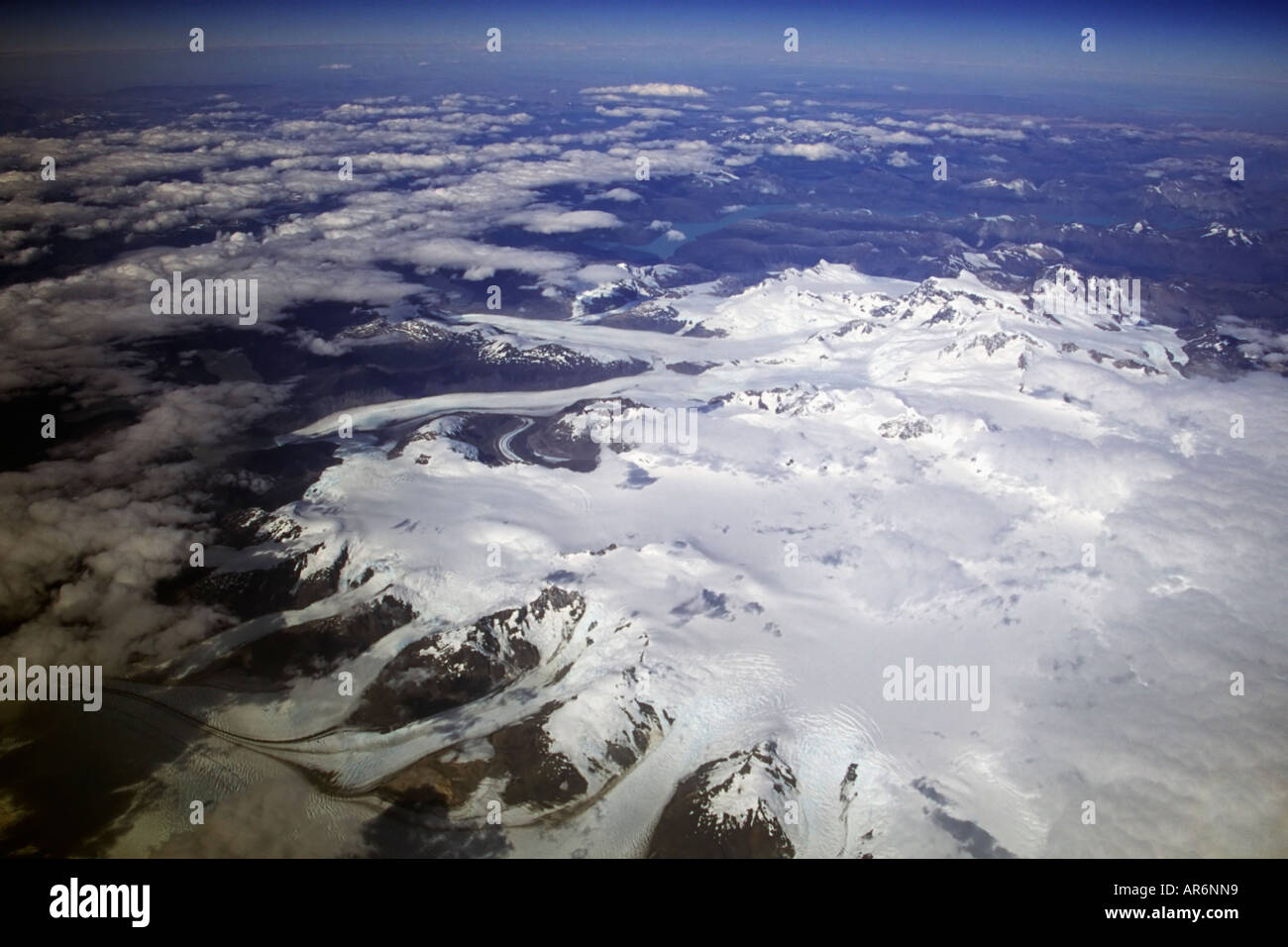 Aerial view snow capped andes hi-res stock photography and images - Alamy