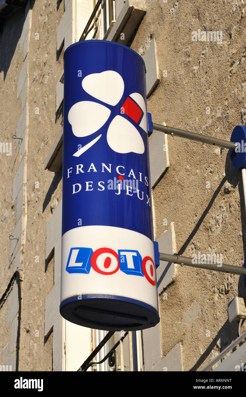 Loto sign, France Stock Photo - Alamy