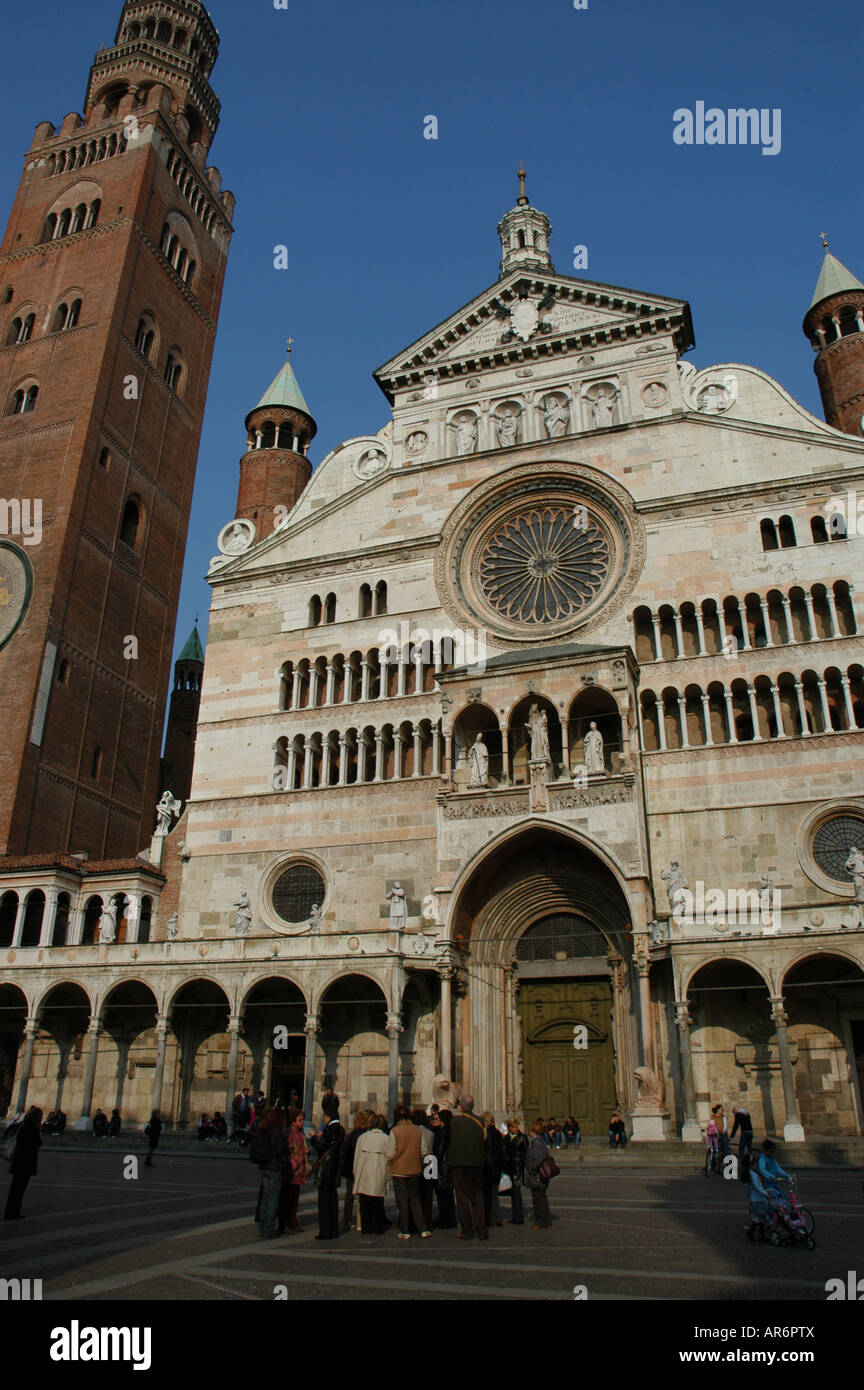 Duomo and Torrazzo Cremona Italia Stock Photo - Alamy