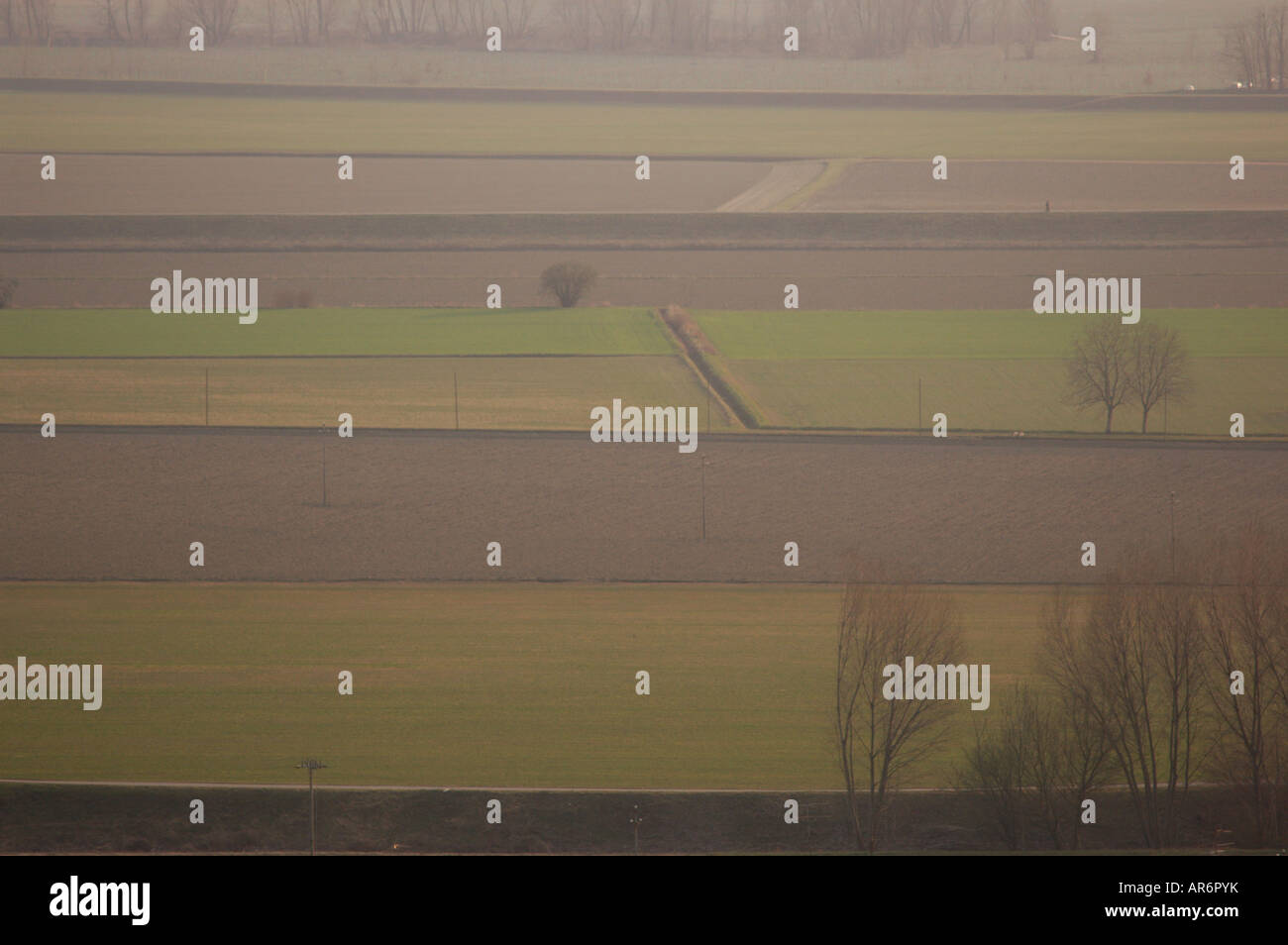 Padano landscape Cremona Italia Stock Photo - Alamy
