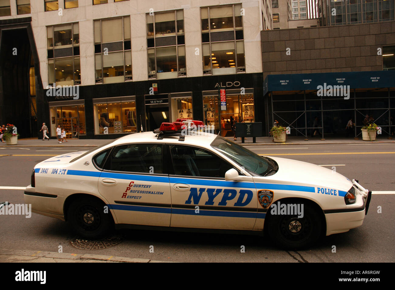 Police car New York USA Stock Photo - Alamy