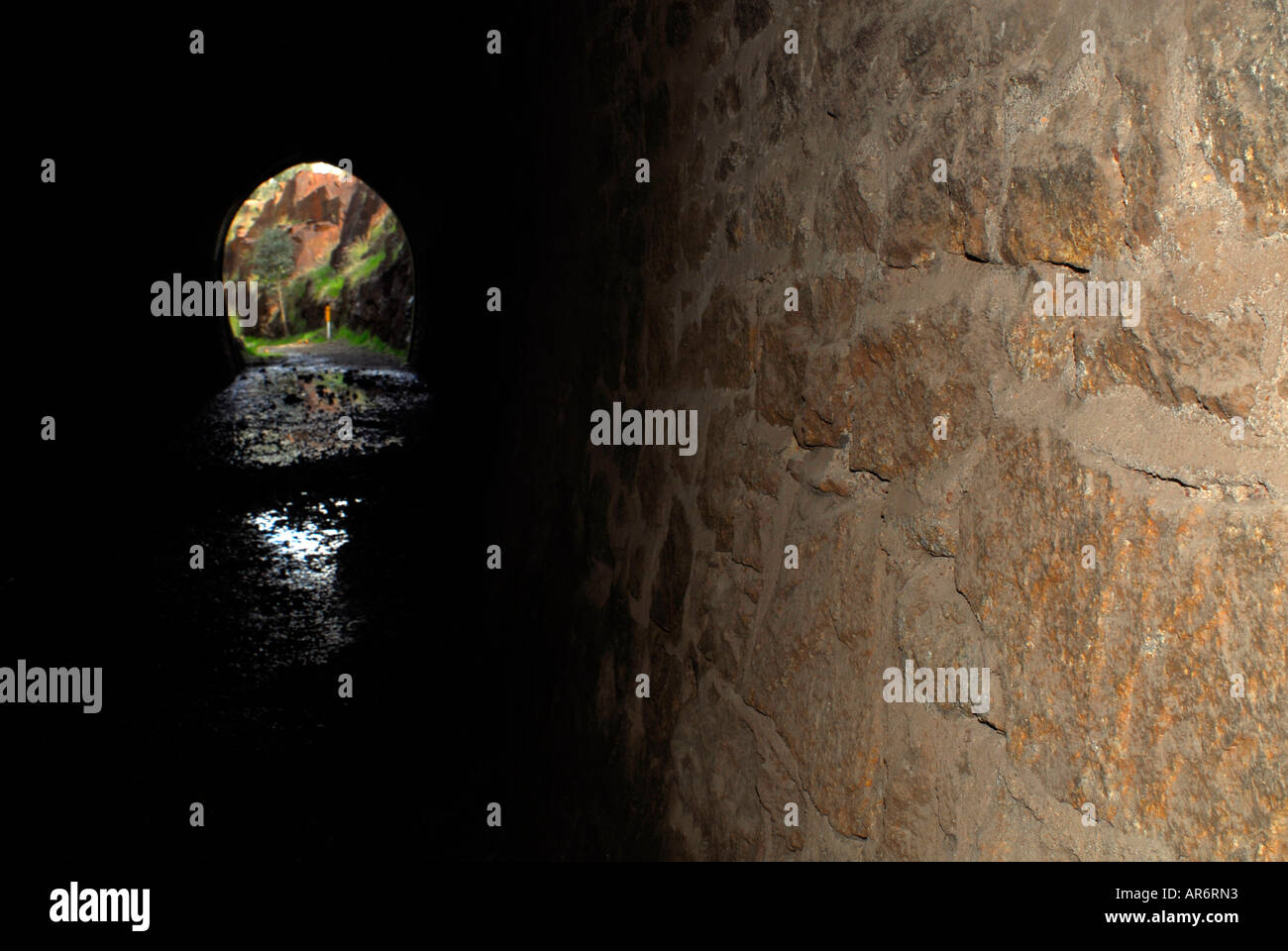 Light at end of railway tunnel hi-res stock photography and images - Alamy