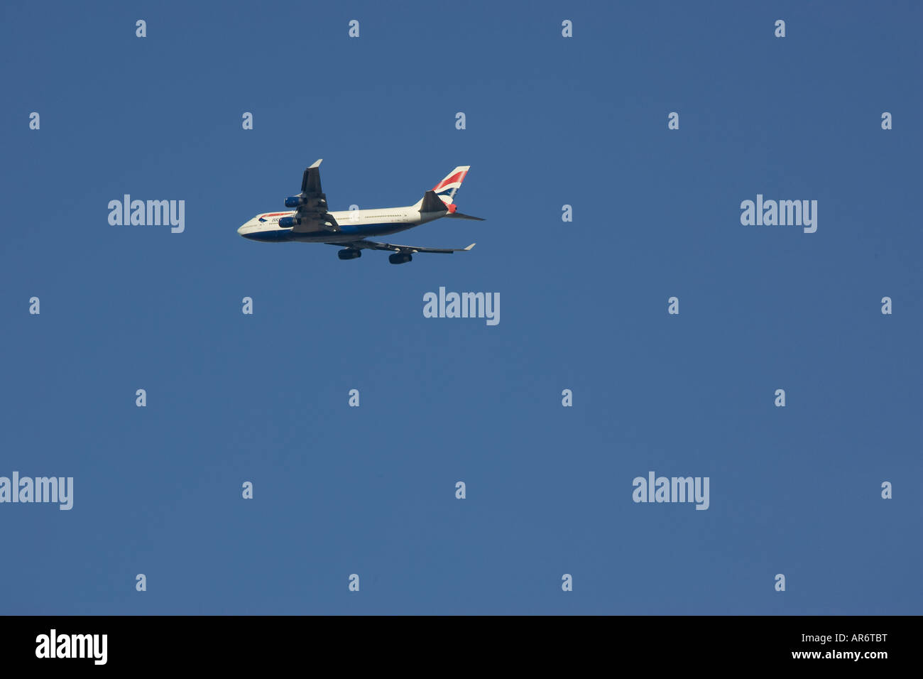 British Airways Boeing 747 Jumbo Jet taking off from Londons Heathrow ...