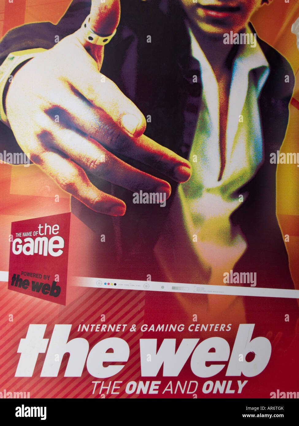 Internet Games Poster Stock Photo - Alamy