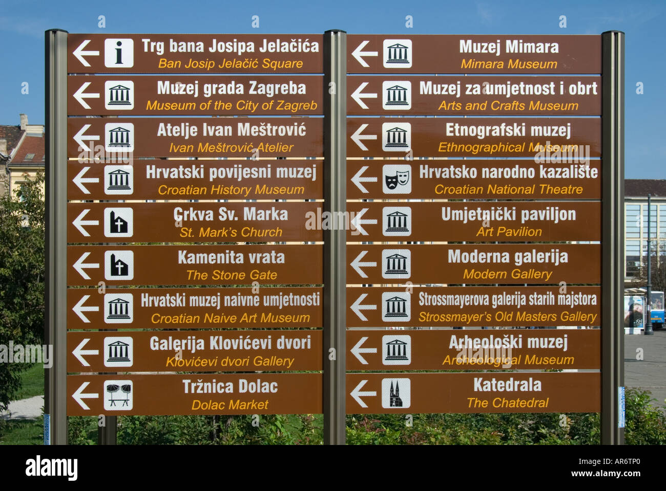 Croatian signage hi-res stock photography and images - Alamy
