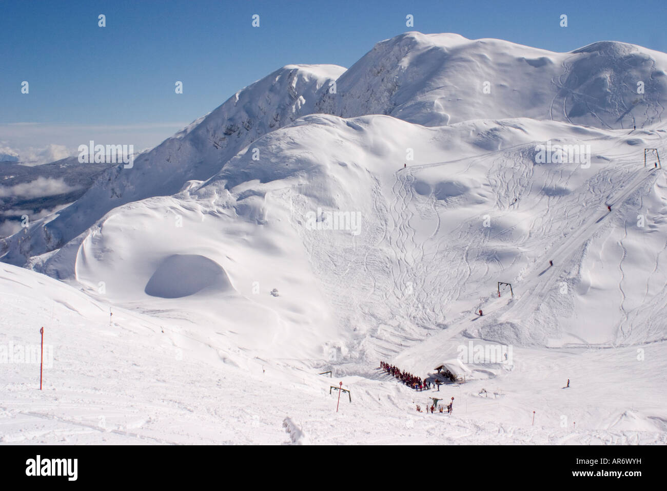 Vogel ski resort Bohinj Triglav National Park Slovenia Stock Photo - Alamy