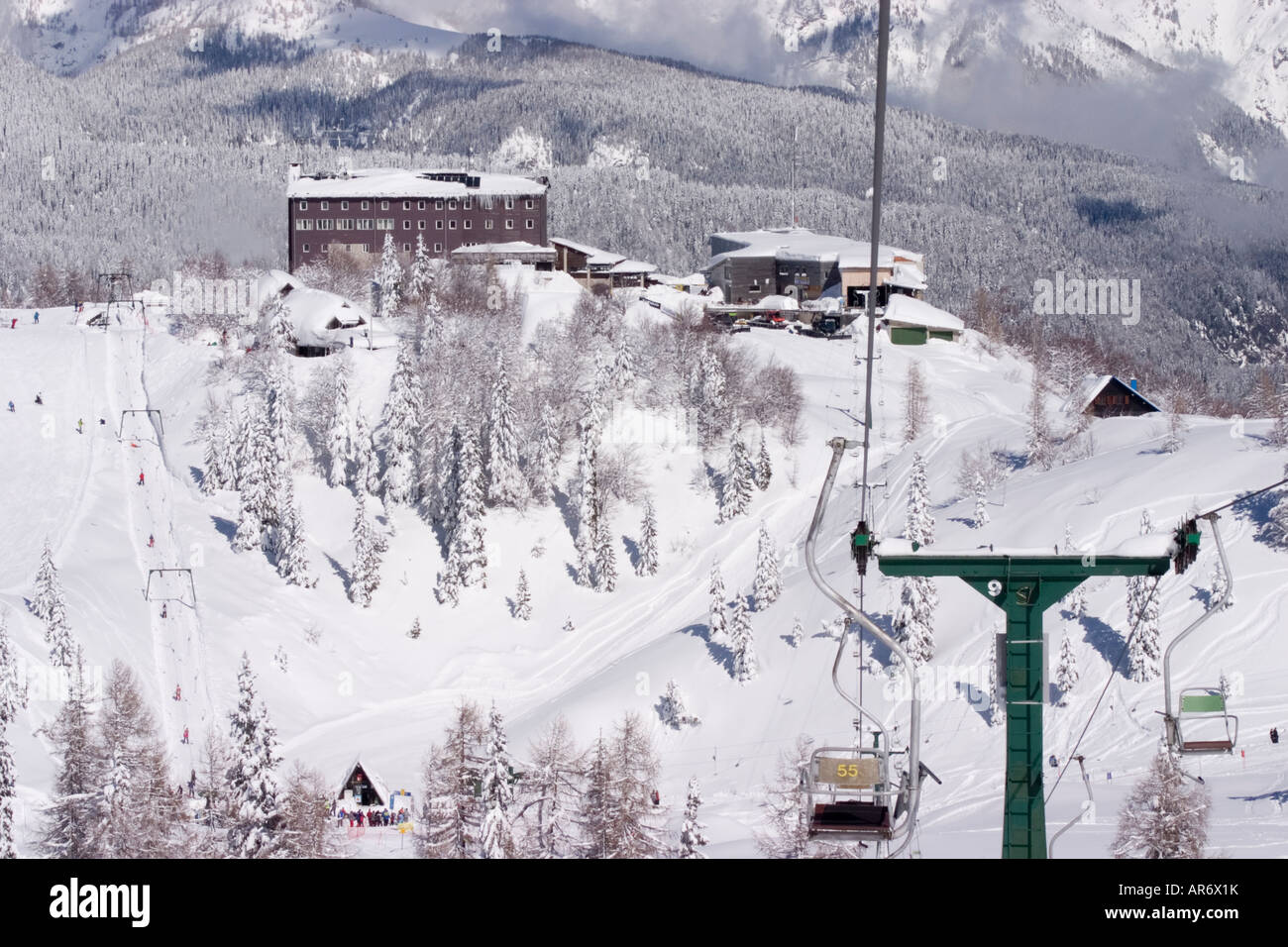 Vogel ski resort Bohinj Triglav National Park Slovenia Stock Photo - Alamy