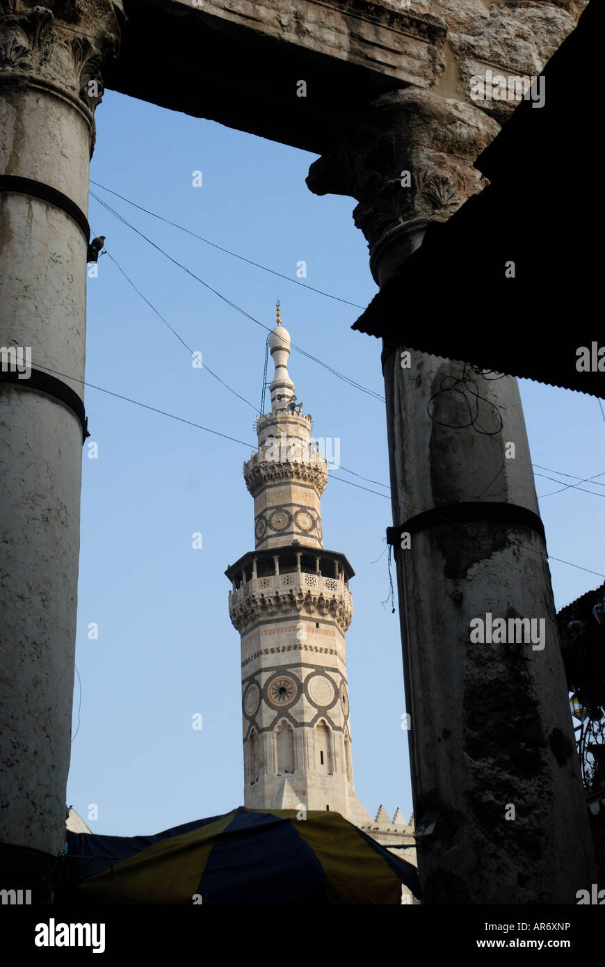 Damascus Syria Old town with ancient remains Stock Photo - Alamy
