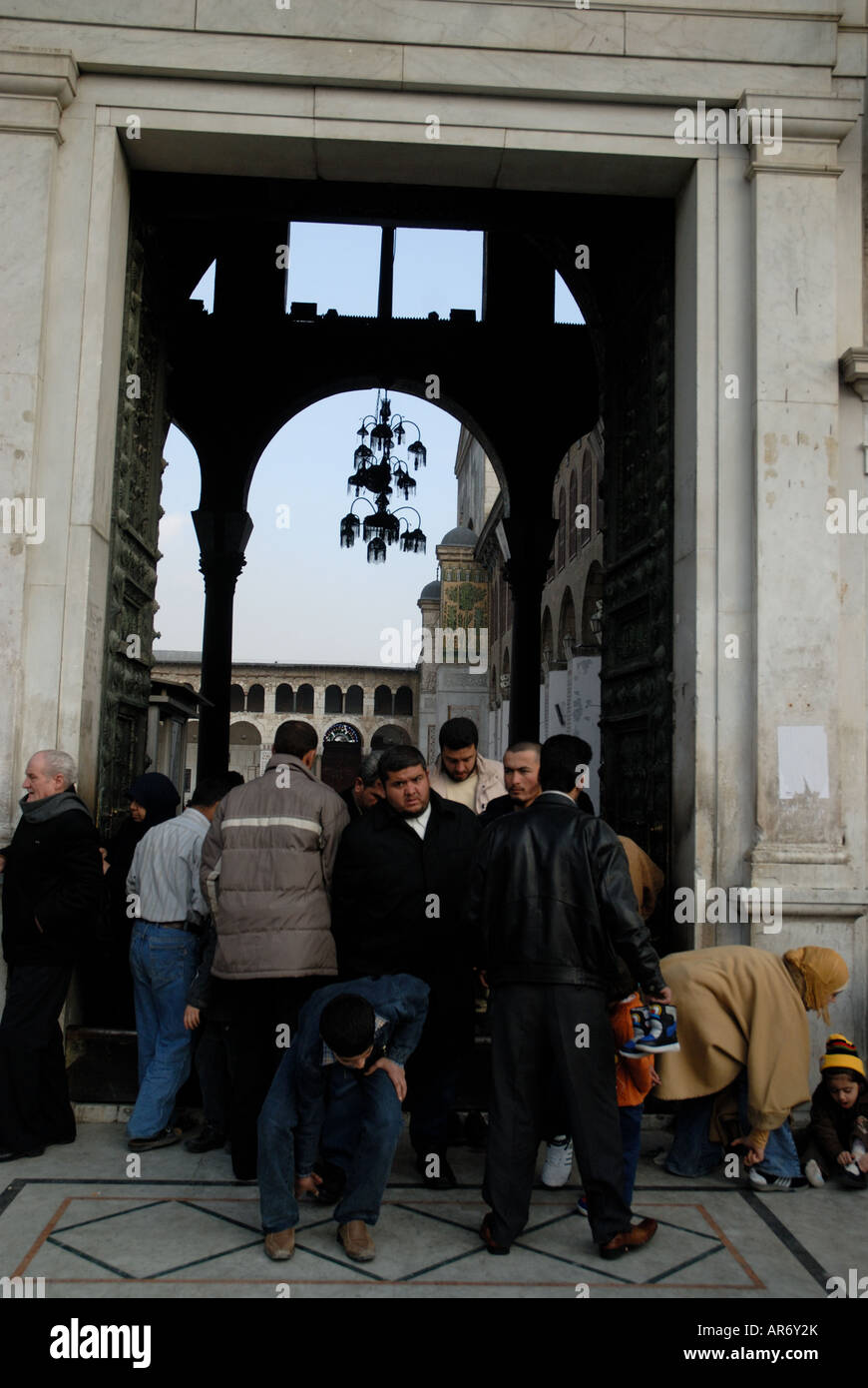 Damascus Syria Old town with ancient remains Stock Photo - Alamy