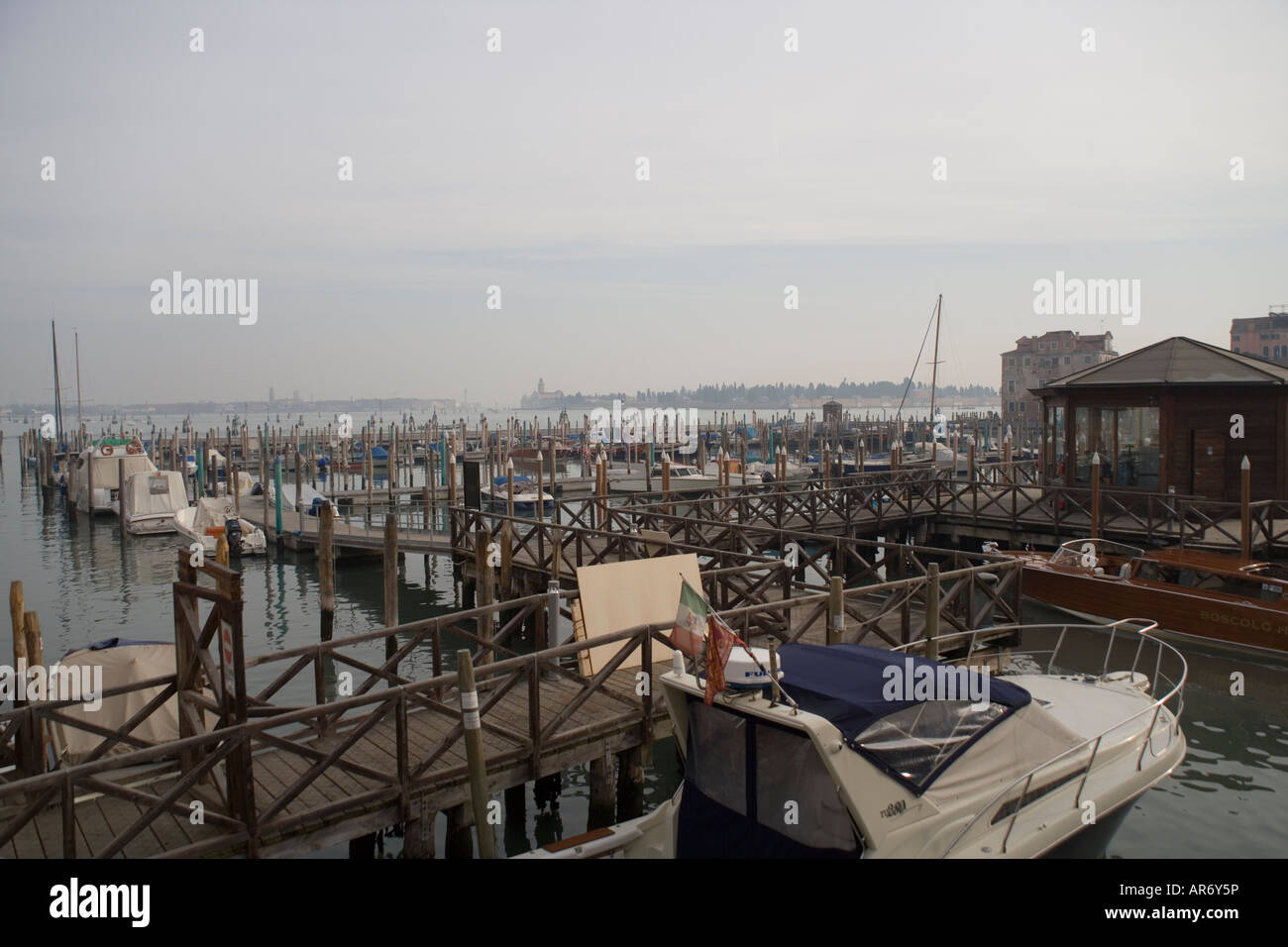 The Sacca della Misericordia with the Isola di San Michele beyond in ...