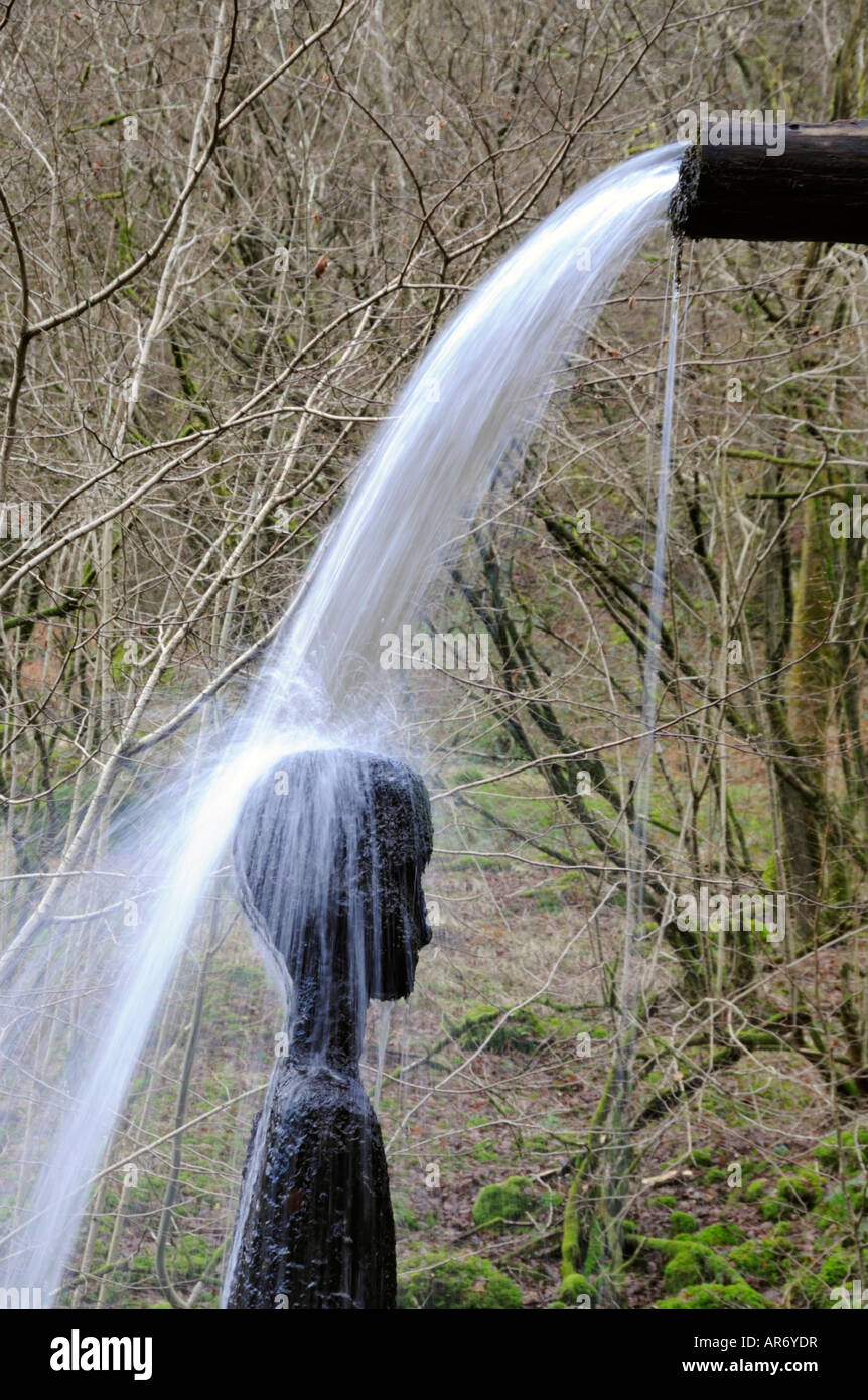 "Bean An T-Visce" (detail). Outdooor sculpture by Alannah Robins, 1995 ...