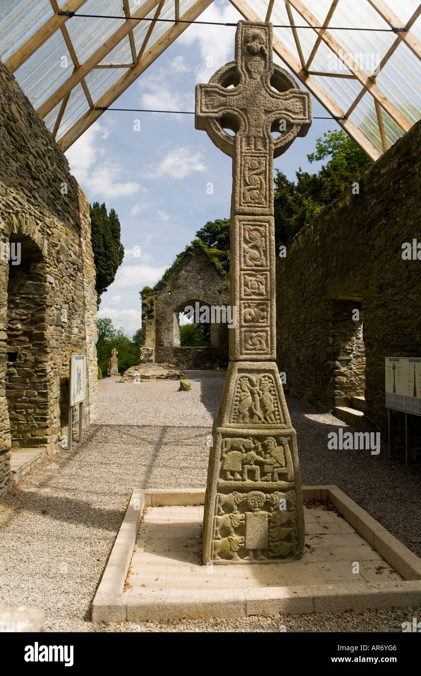 Moone High Cross Stock Photo - Alamy